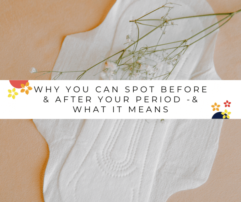 Why are you spotting before & after your period? Your Spotting ...